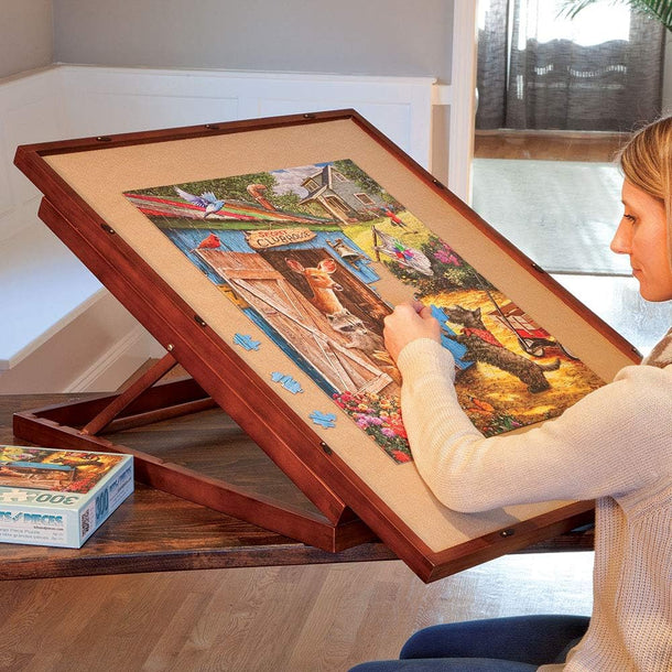 Deluxe Swivel Puzzle Easel | Bits and Pieces