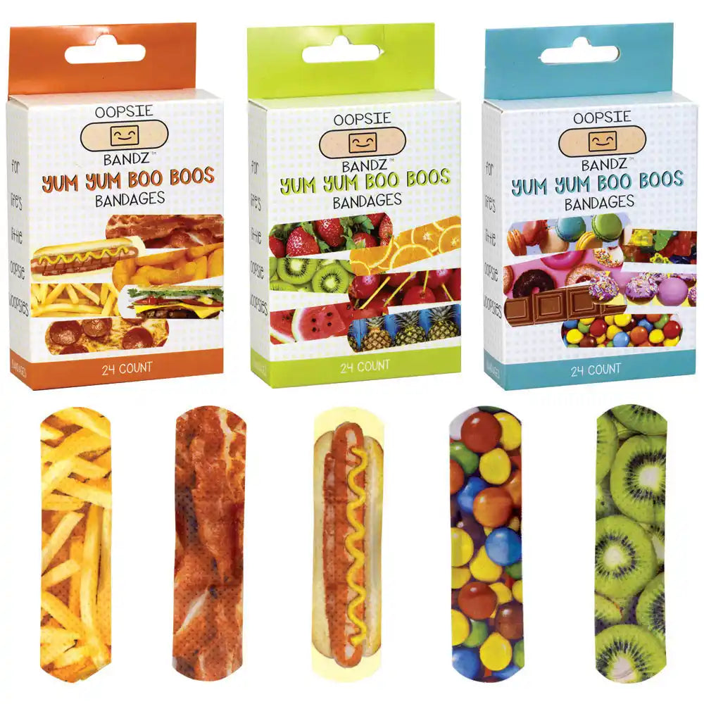 Yum Yum Boo Boos Food Bandages Set – Bits and Pieces