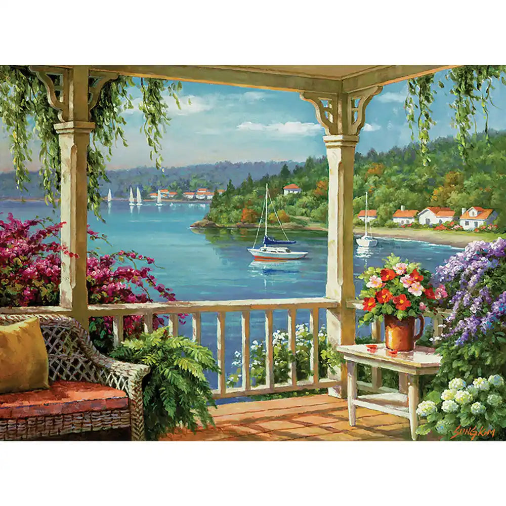 Paint By Number Kit - Silver Lake Veranda – Bits and Pieces
