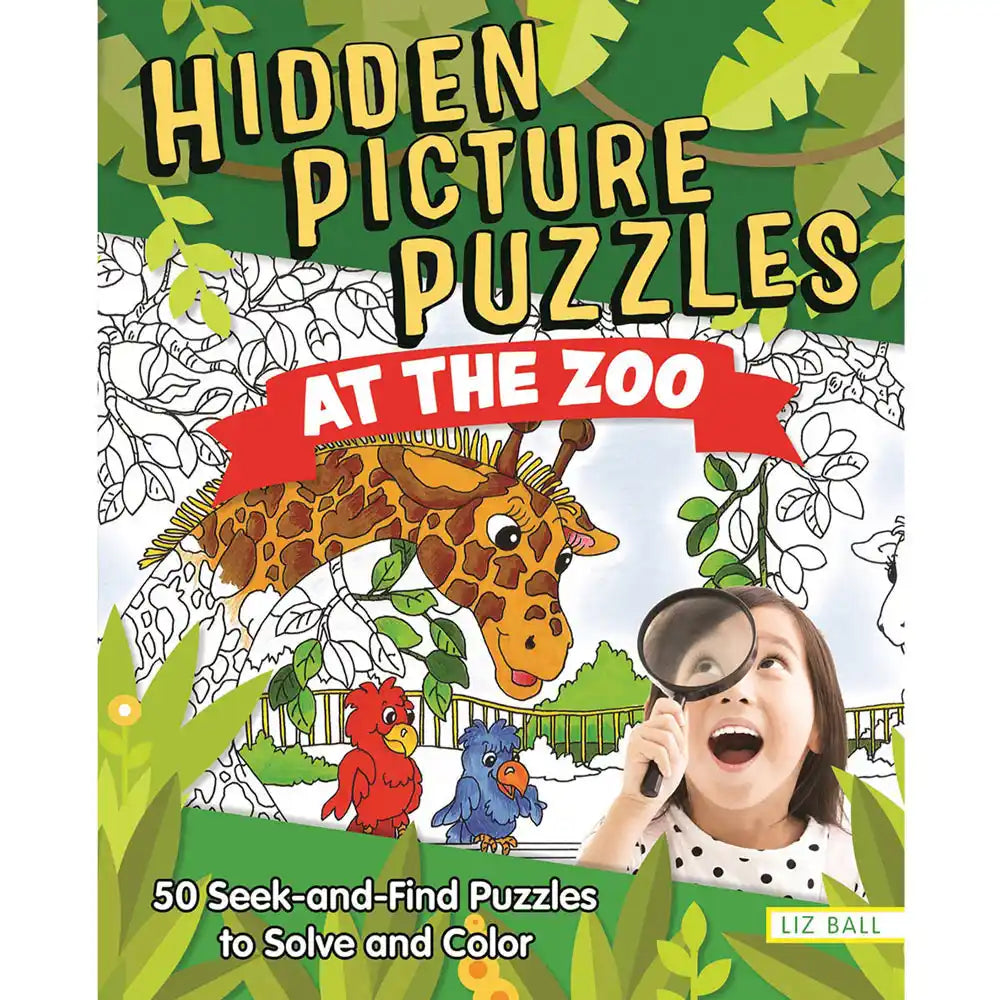 Hidden Picture Puzzle Book - At The Zoo – Bits and Pieces