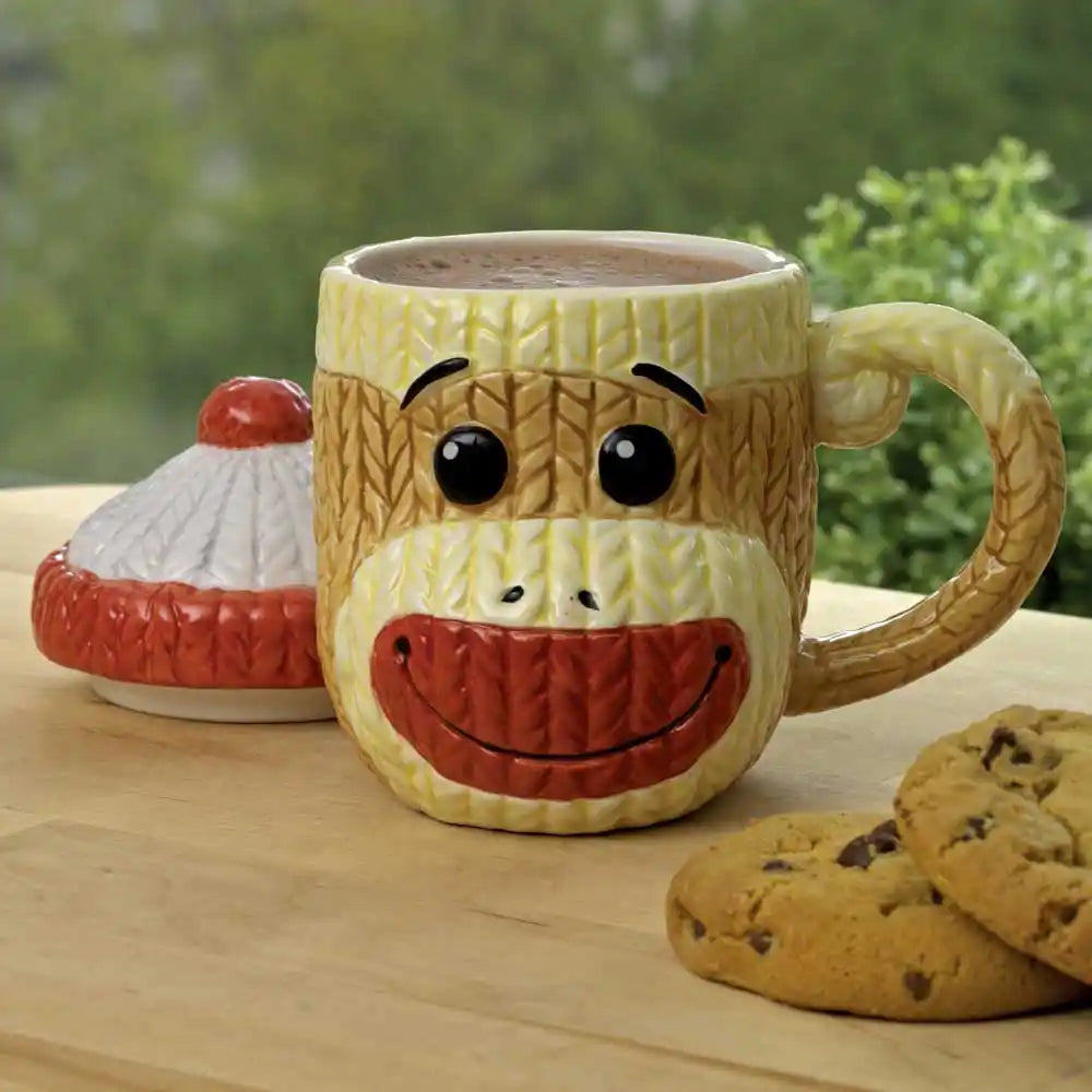 Sock Monkey Covered Mug – Bits and Pieces