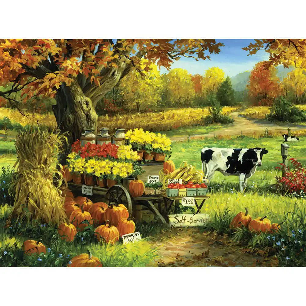 Self Serve With Cow 550 Piece Jigsaw Puzzle – Bits and Pieces