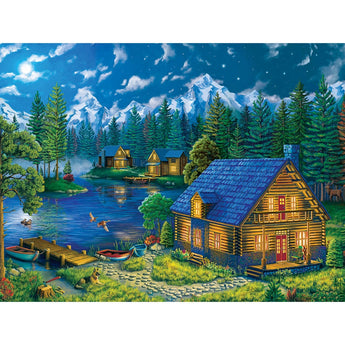 Forest Cabin Jigsaw Puzzle | Bits and Pieces