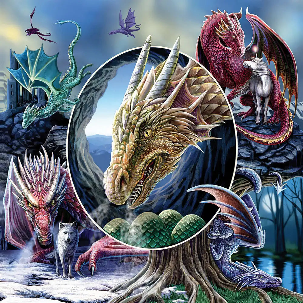 Dragon Montage 550 Piece Jigsaw Puzzle – Bits and Pieces