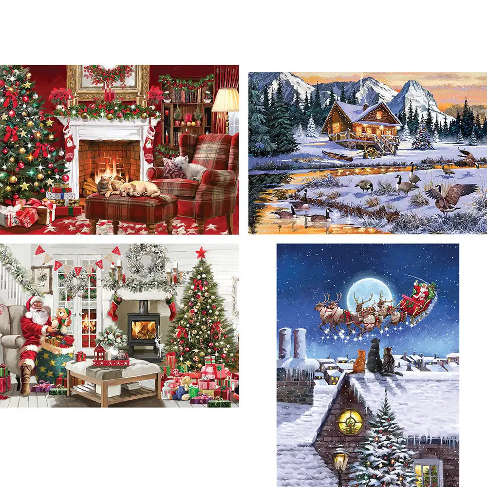Set Of 4 The Macneil Studio 1000 Piece Jigsaw Puzzle | Bits and Pieces