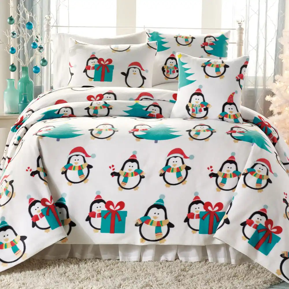 Penguin Fleece Blankets & Accessories | Bits and Pieces