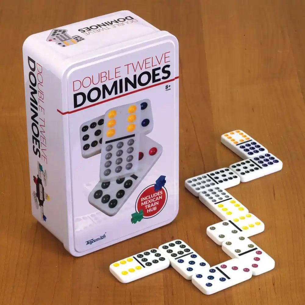 Double Dominoes Set With Train Pieces | Bits and Pieces