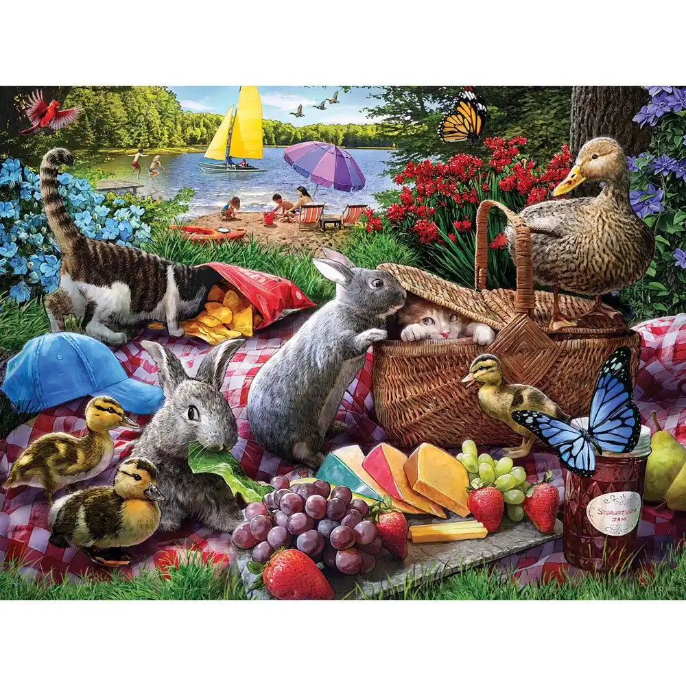 Picnic Surprise 500 Piece Jigsaw Puzzle | Bits and Pieces