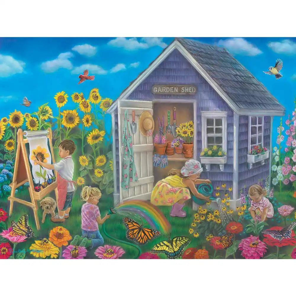 Happiness Grows Here 500 Piece Jigsaw Puzzle | Bits and Pieces