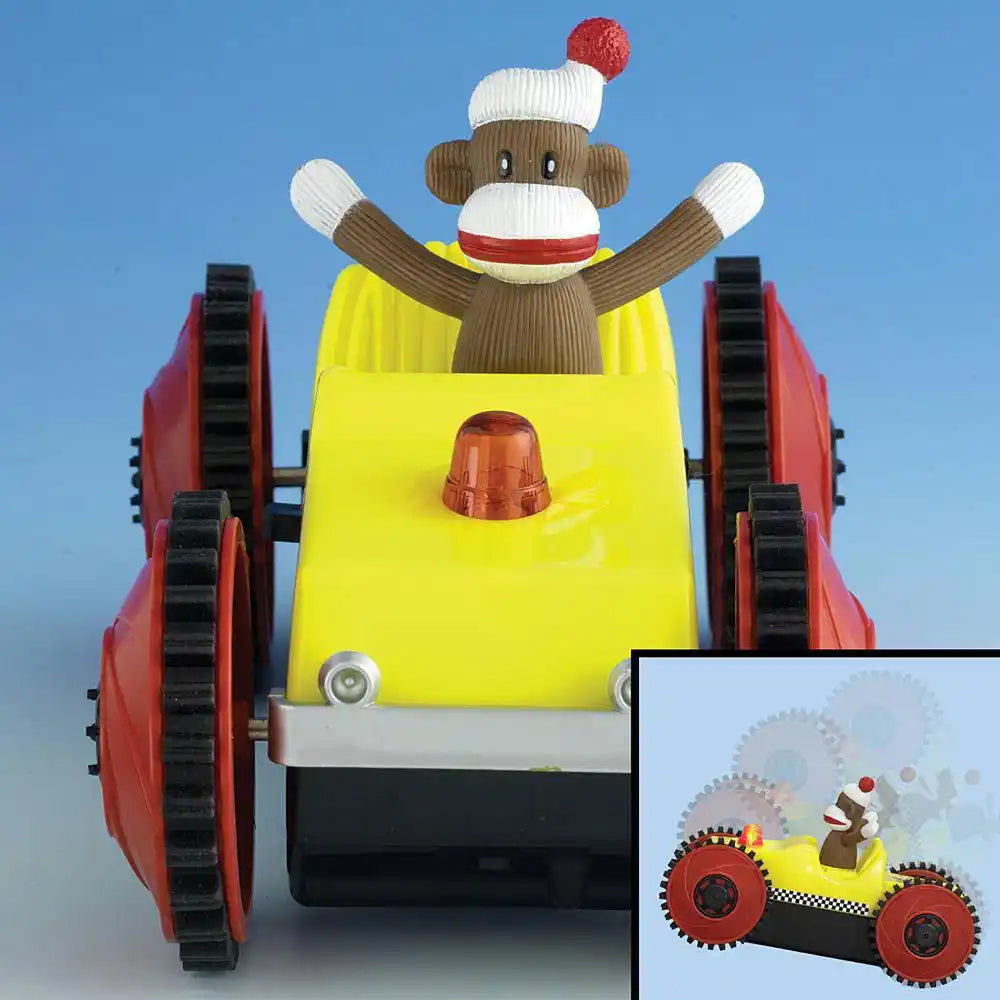 Buy Sock Monkey Tumble Car | Fun Flipping Toy Car | Ages 3+ – Bits and ...